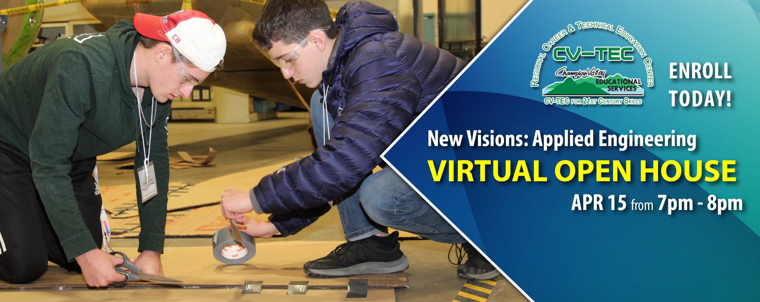 new visions applied engineering at CV-TEC. Virtual Open House for the ...