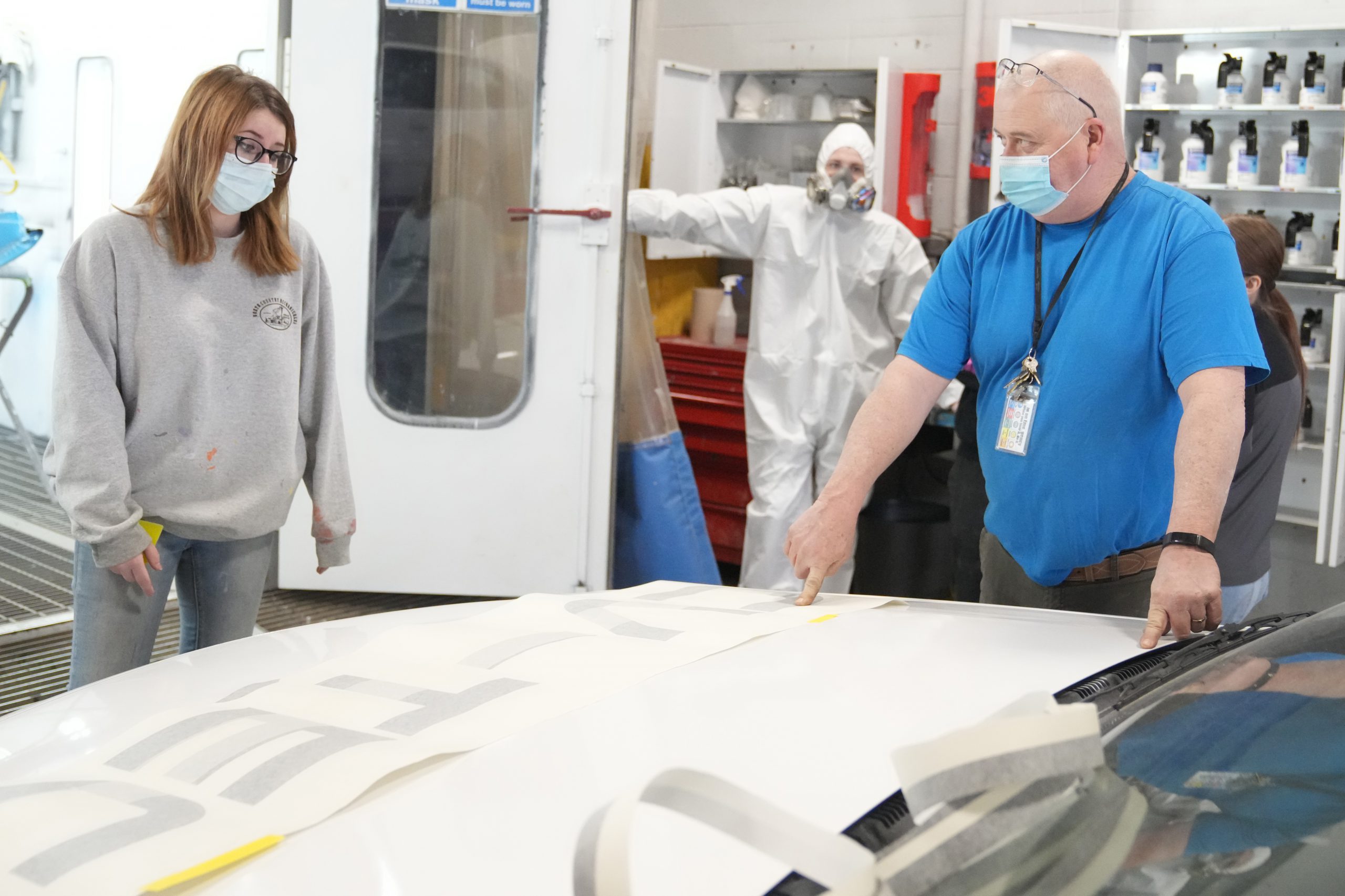 Tom Tedford instructing a Student. – Champlain Valley Educational Services