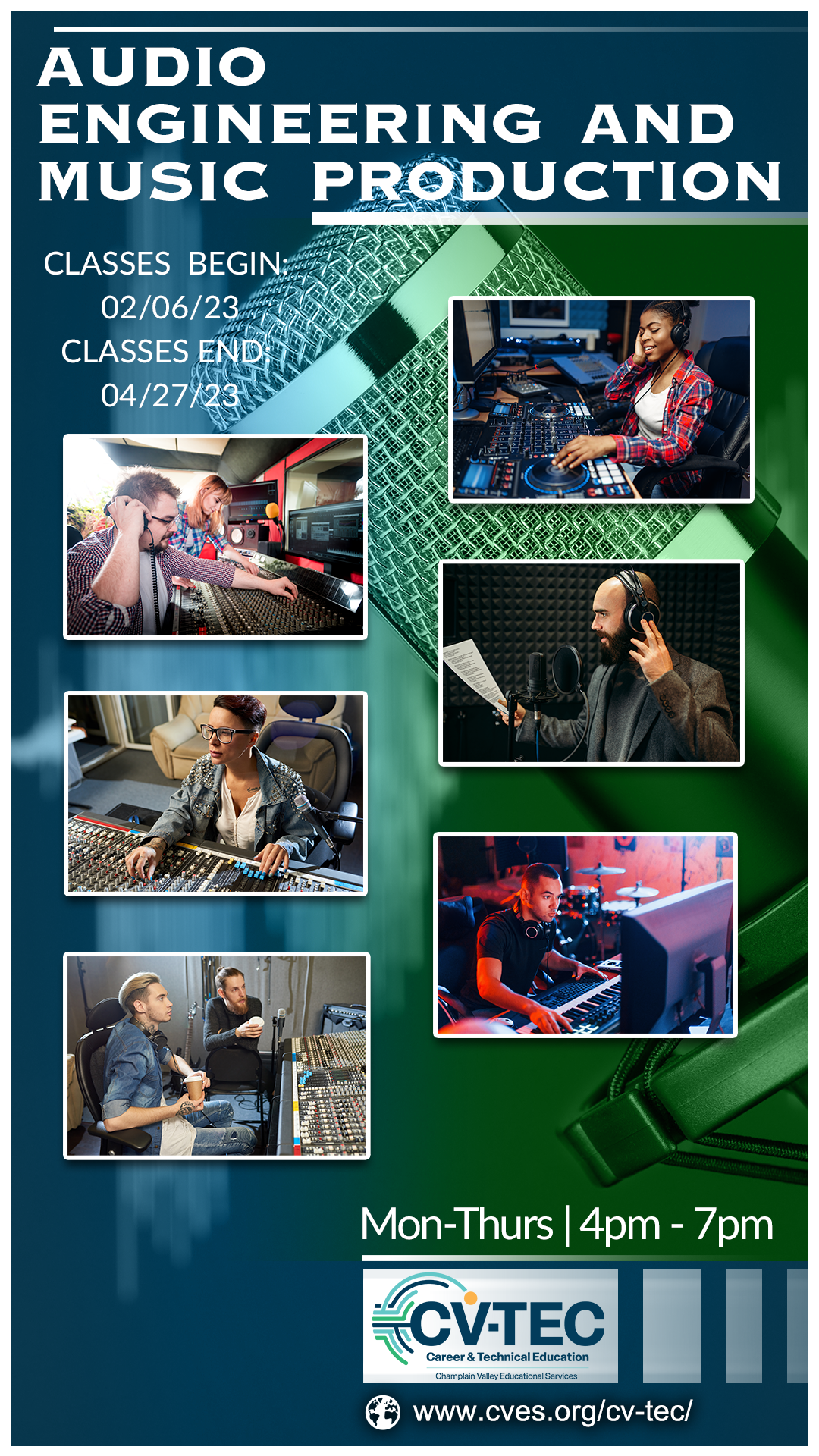 The NEW Audio Engineering and Music Production Course – Champlain ...